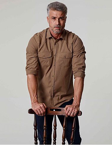 Camisa Western Cappuccino Com o Melhor Preço - Luidgi Specciale